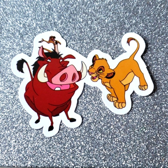 Disney | Design | Lion King Disney Waterproof Sticker Pumba Simba Timon ...